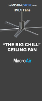 Macro-Air – High Volume Low Speed HVLS Ceiling Fan – The Misting Store